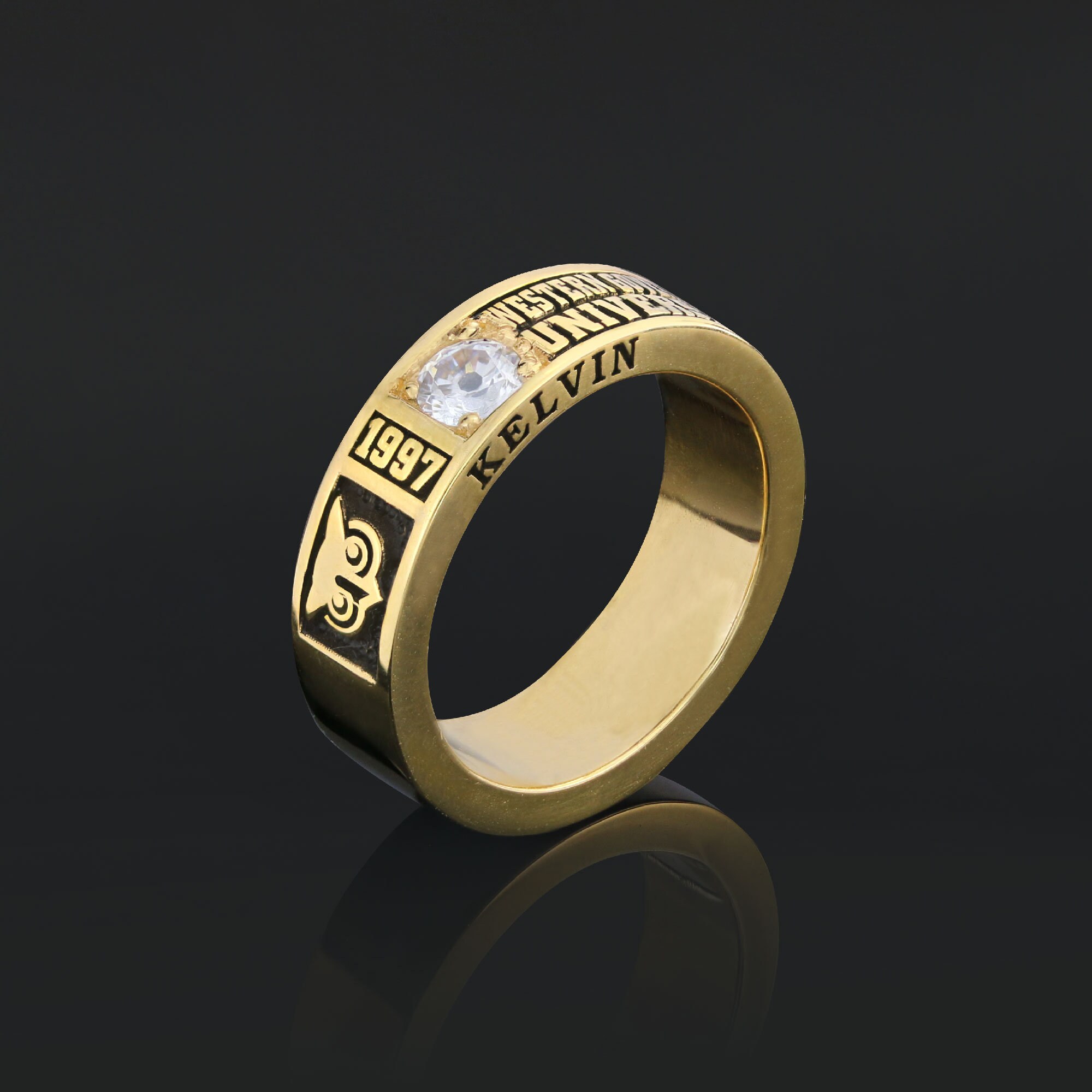 Personalized College Jewelry Graduation Gift Class Ring for - Etsy