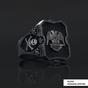 32nd Degree Masonic Ring, Double Headed Eagle Ring, 32nd Scottish Rite ...
