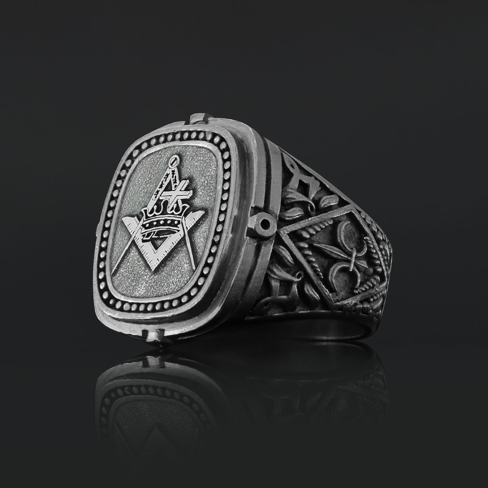 In Hoc Signo Vinces Masonic Ring Masonic Knights Templar - Etsy