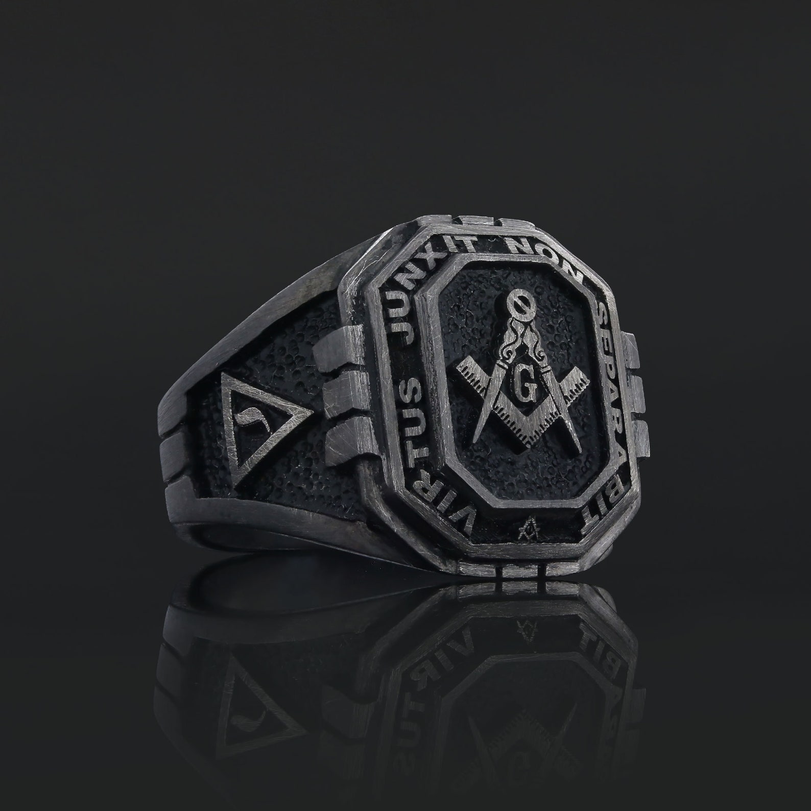 Customized Masonic Ring Master Mason Ring for Man Freemason - Etsy
