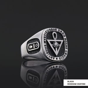 Rousea Crucis Ring, Antiquus Mysticusque Ordo Rosae Crucis Ring, Amorc ...