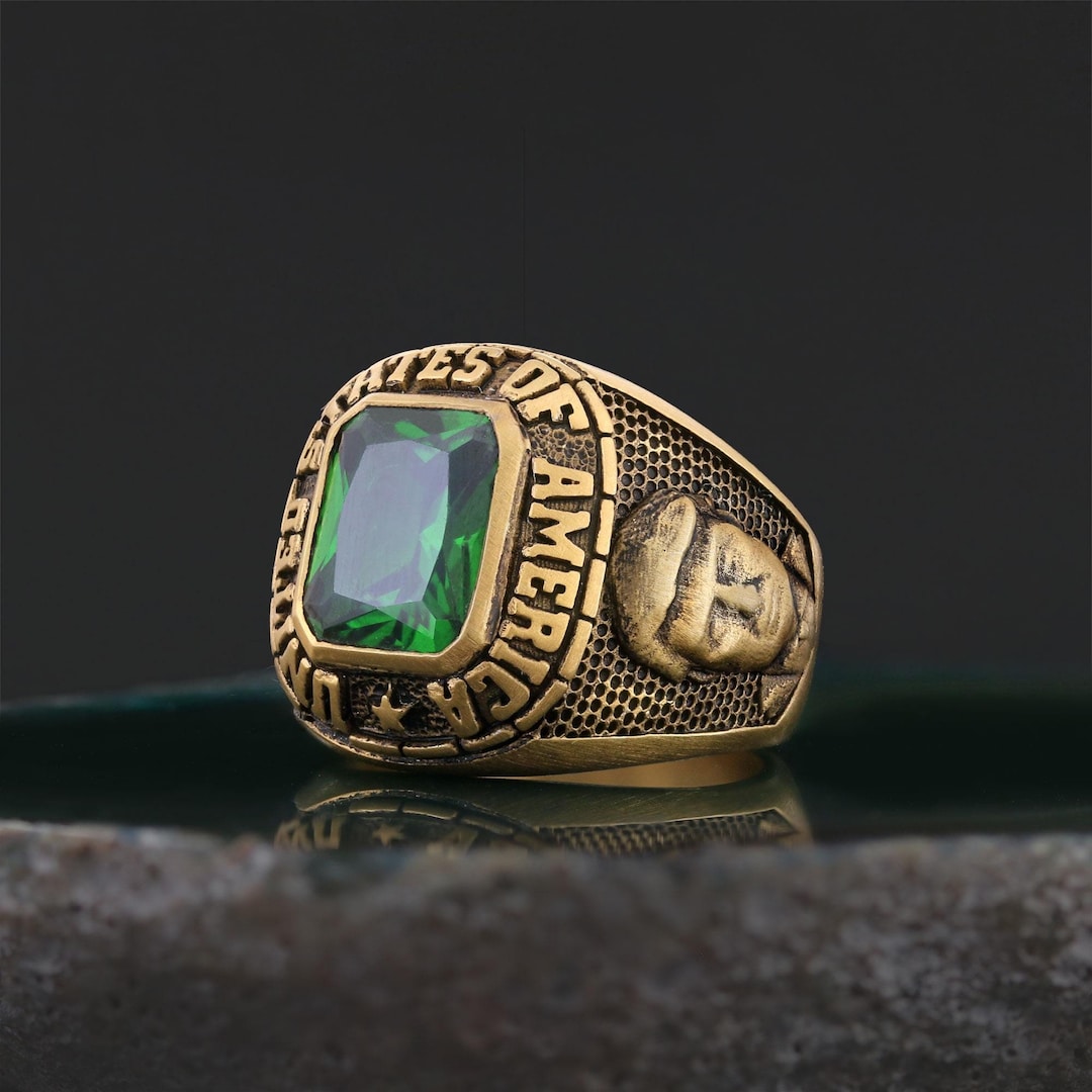 Donald Trump Portrait With Stone Ring, Trump Fist Ring, Trump Supporter ...