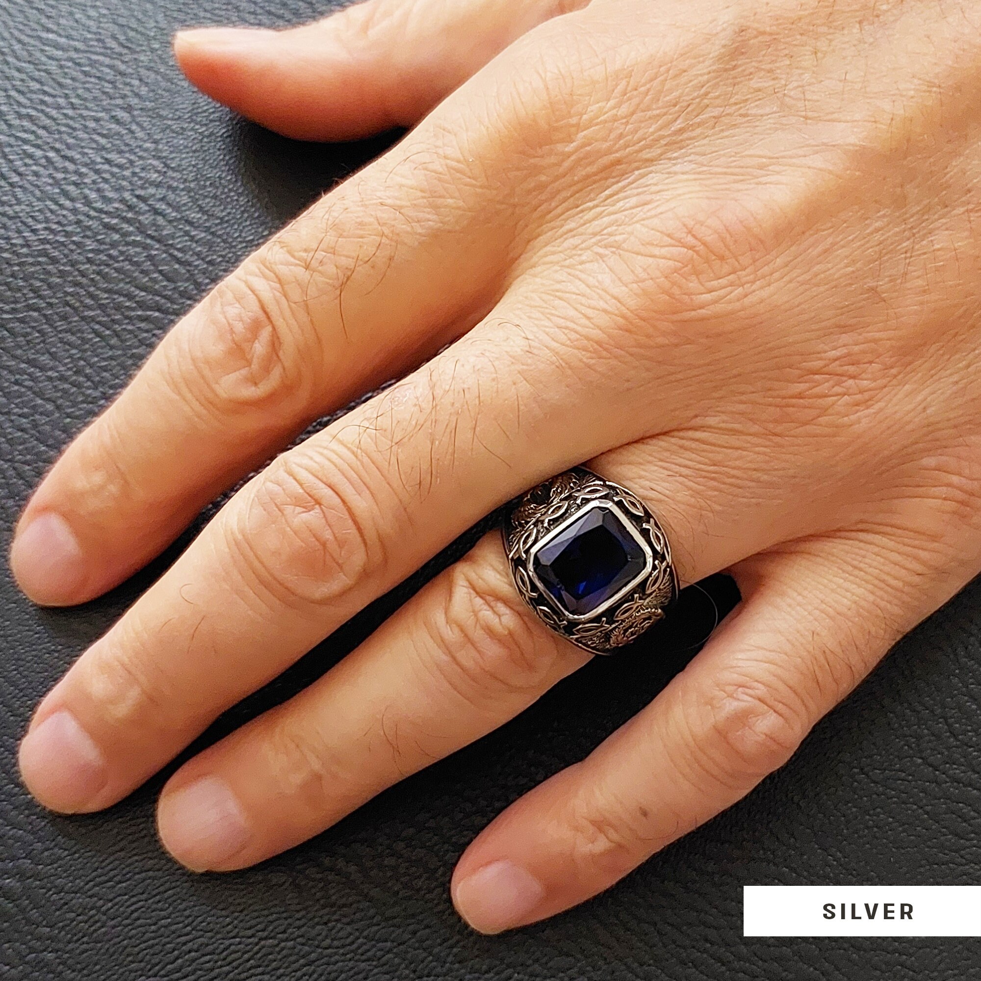 Jesus Prayer to Our Father Ring Christian Ring Cross With - Etsy