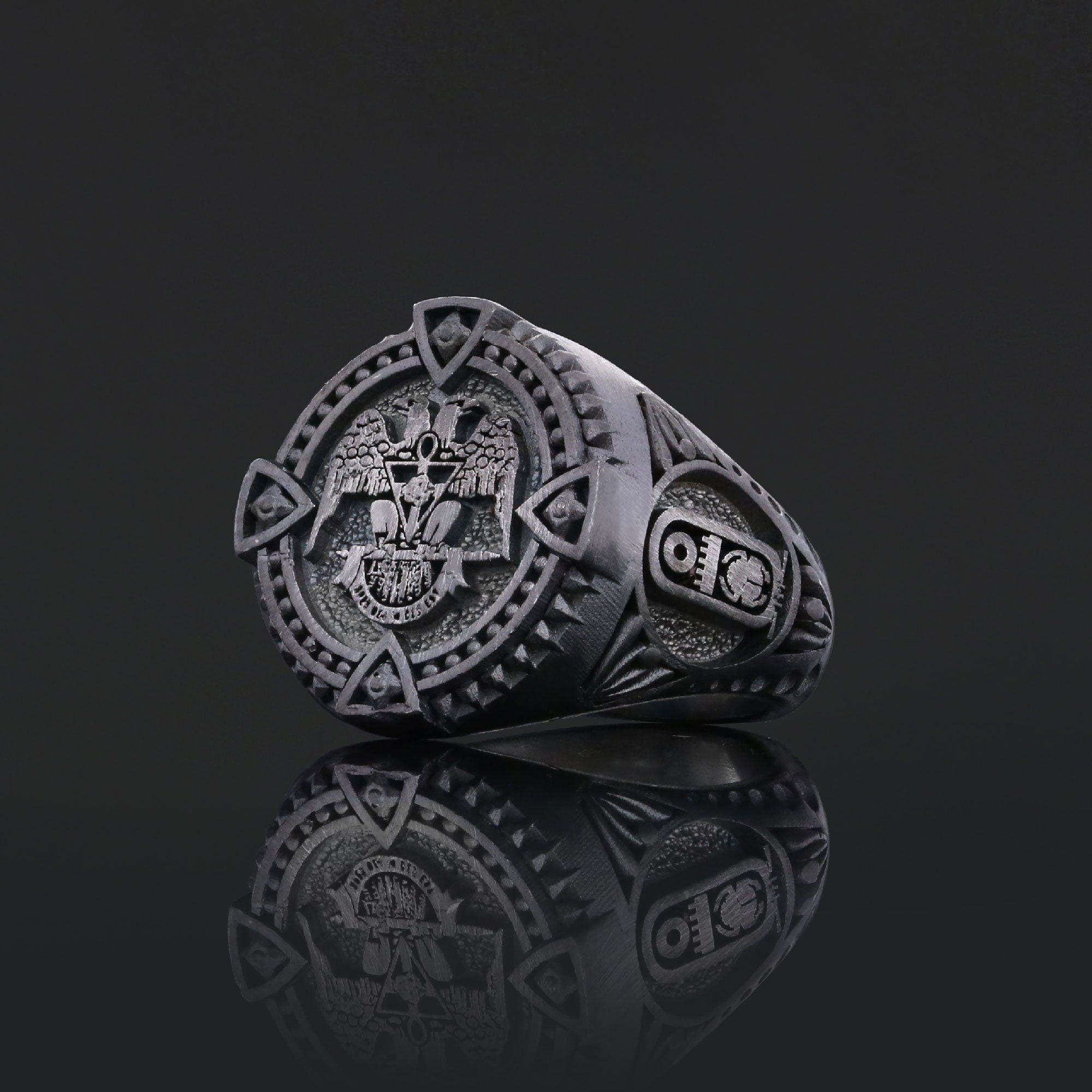 Spiritual Symbol of Ancient and Mystical Order Ring, Special Design ...