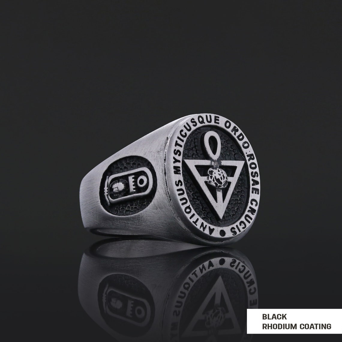 Amorc Ring, Rosicrucian Order Masonic Ring, Mason Statement Ring ...