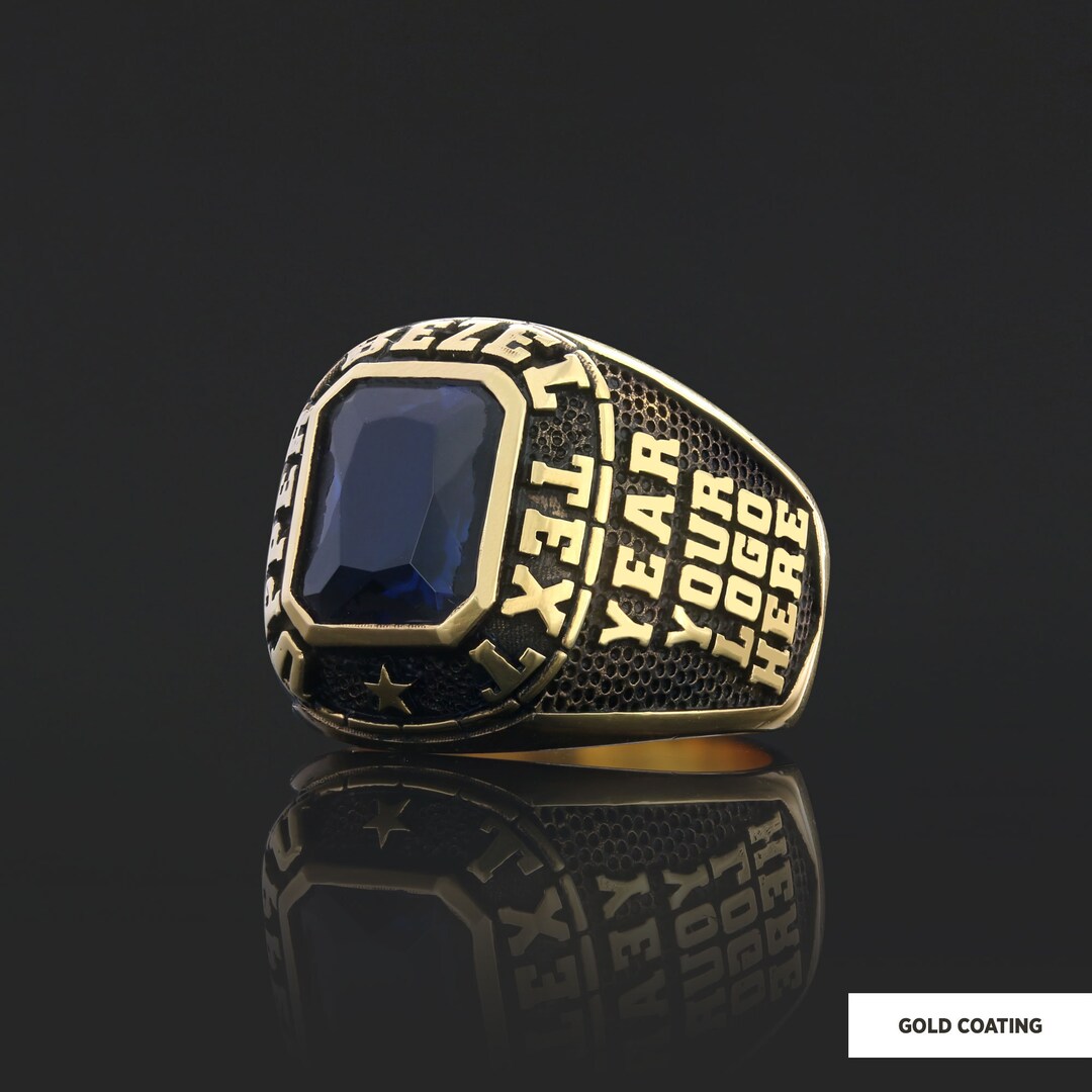 Customized High School Ring, Class Ring, Custom University Ring ...