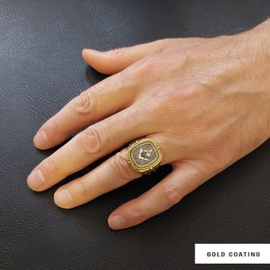 In Hoc Signo Vinces Masonic Ring, Masonic Knights Templar Ring, Silver ...