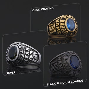 Custom Engraved Personalized Ring, Handmade Sterling Silver ...