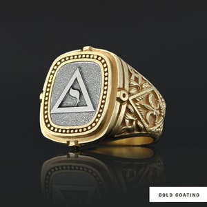 Yod Masonic Ring, 14th Degree Mason Ring, Custom Yod Mason Ring, Lodge ...