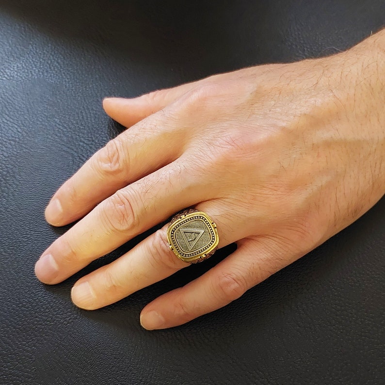 Yod Masonic Ring 14th Degree Mason Ring Custom Yod Mason - Etsy