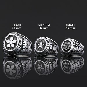 Personalized Texas State University Ring, High School Ring, Customized ...