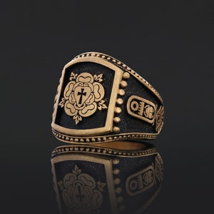 Rosicrucian Order Ring Amorc Membership Rings Rosicrucian - Etsy