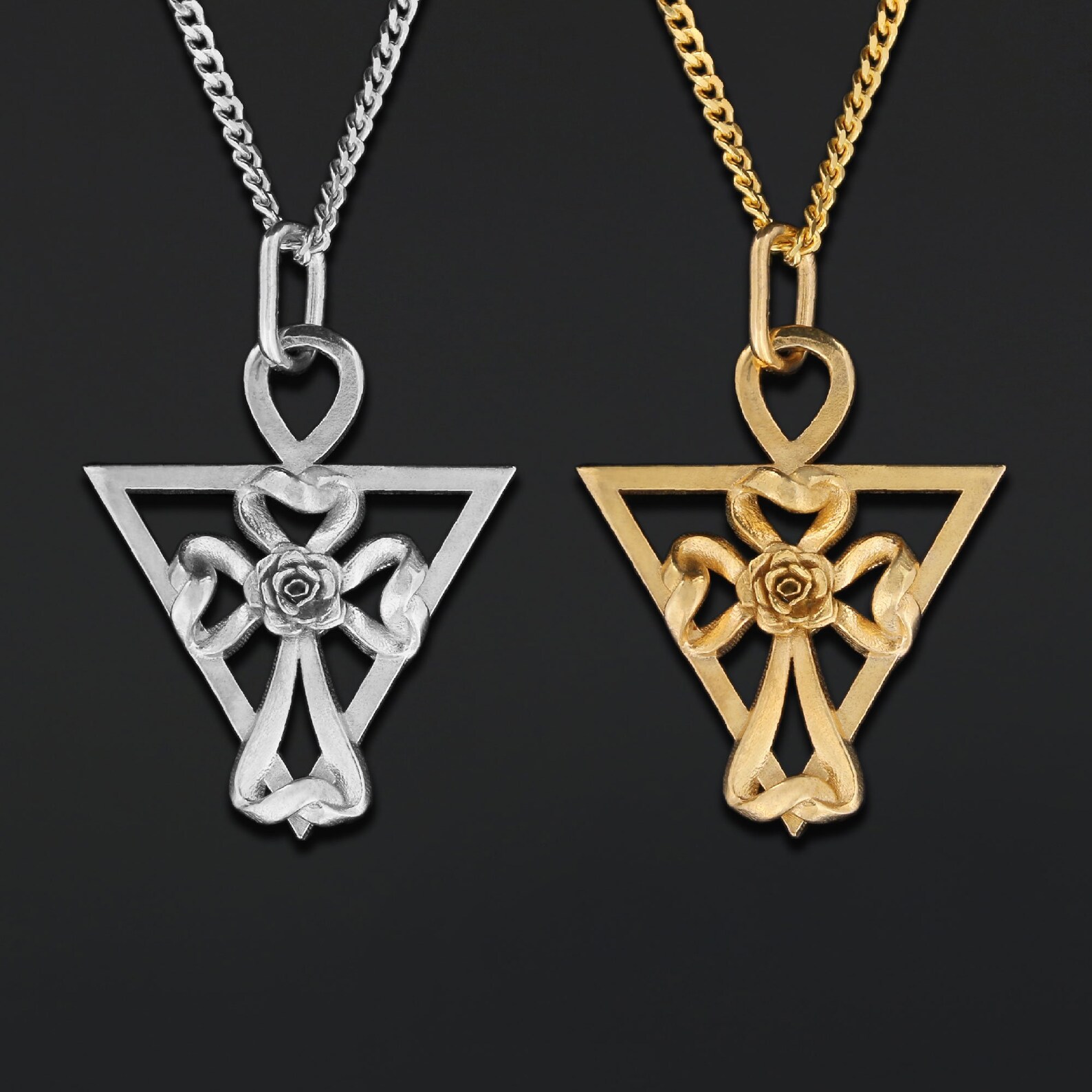 Rosicrucian Jewelry, Rosae Crucis Amorc Pendant, Amorc Jewelry, Rosae ...