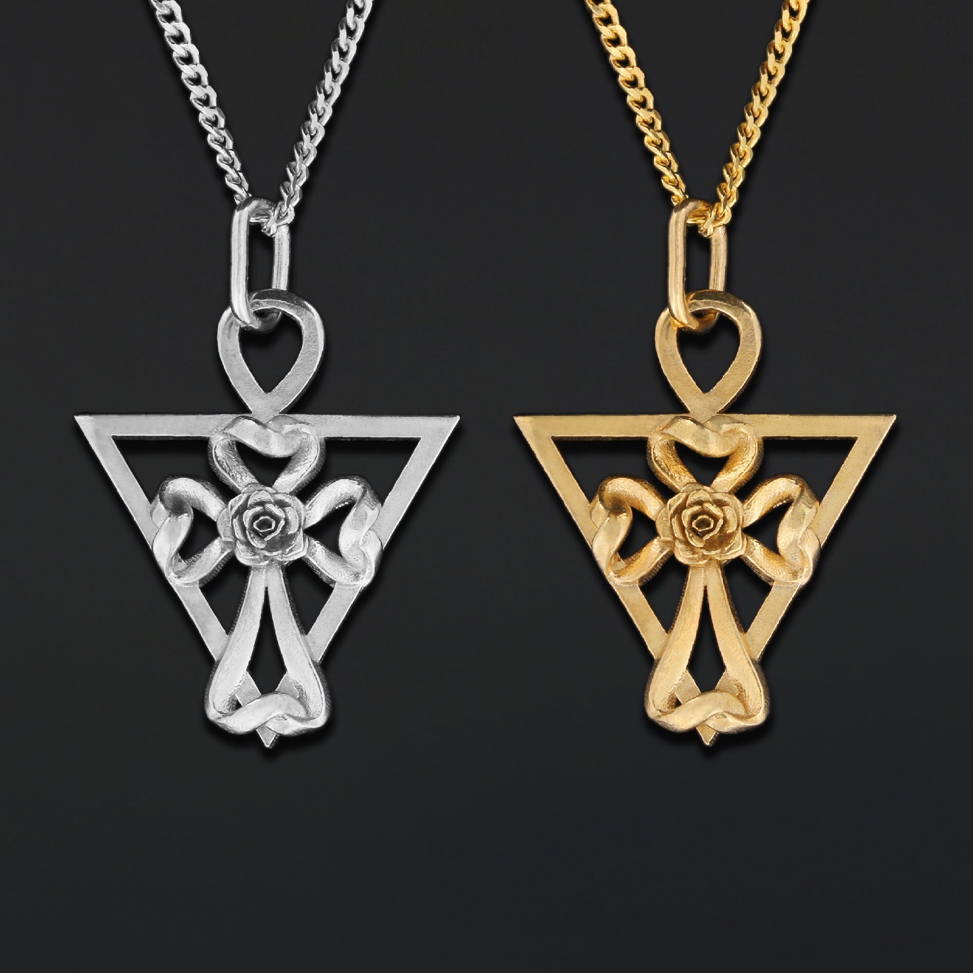 Rosicrucian Jewelry, Rosae Crucis Amorc Pendant, Amorc Jewelry, Rosae ...