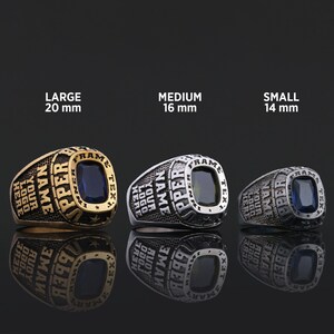 Customized High School Ring, Class Ring, School Ring, University Ring ...