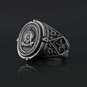 Past Master Masonic Ring Mason Ring Master Mason Signet - Etsy