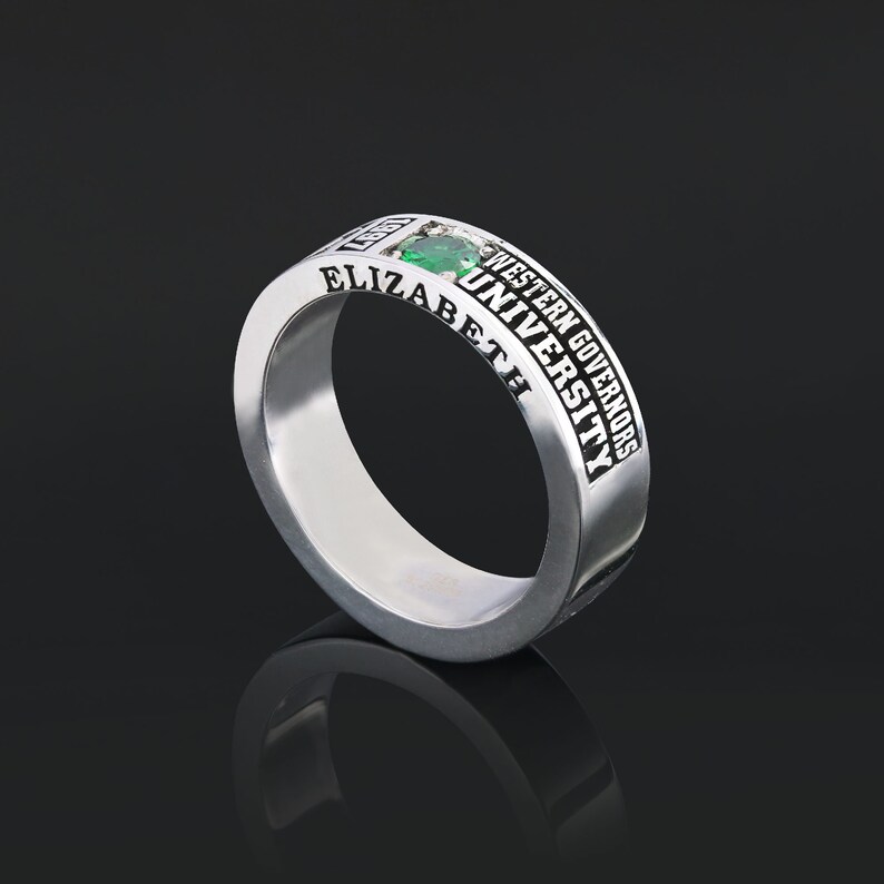 Personalized College Jewelry Graduation Gift Class Ring for - Etsy