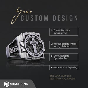 Rosicrucian Cross Ring, Amorc Ring, Spiritual Symbol of Ancient Order ...