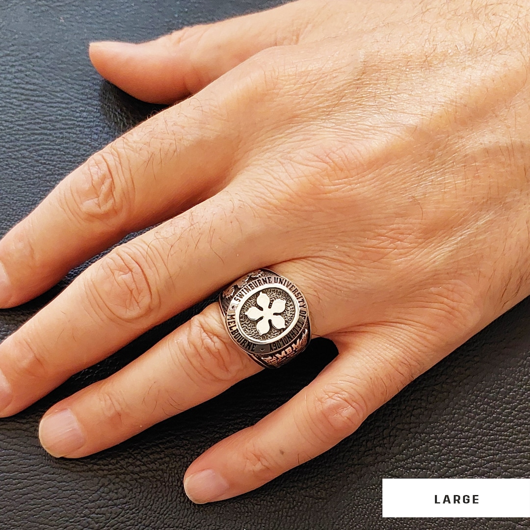 Personalized Texas State University Ring, High School Ring, Customized ...