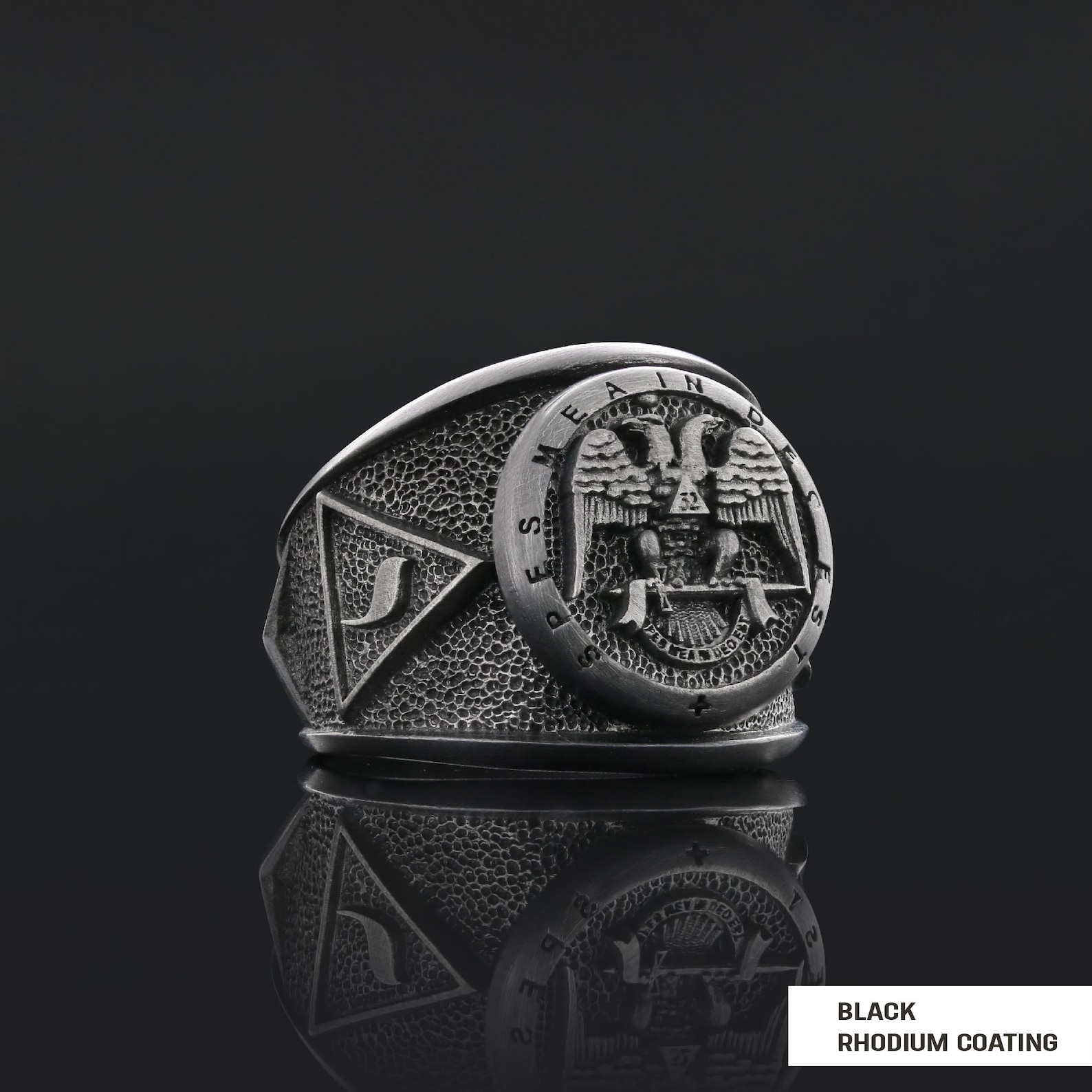 32nd Degree Masonic Ring, Double Headed Eagle Ring, 32nd Scottish Rite ...