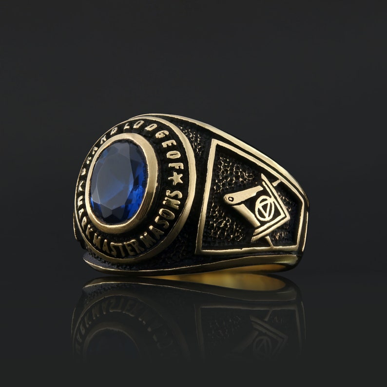 Grand Lodge of Mark Master Masons Ring Custom Masonic Ring - Etsy
