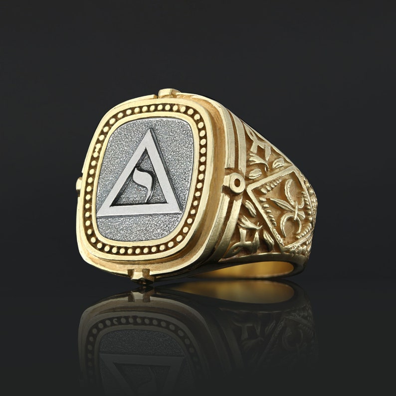 Yod Masonic Ring 14th Degree Mason Ring Custom Yod Mason - Etsy