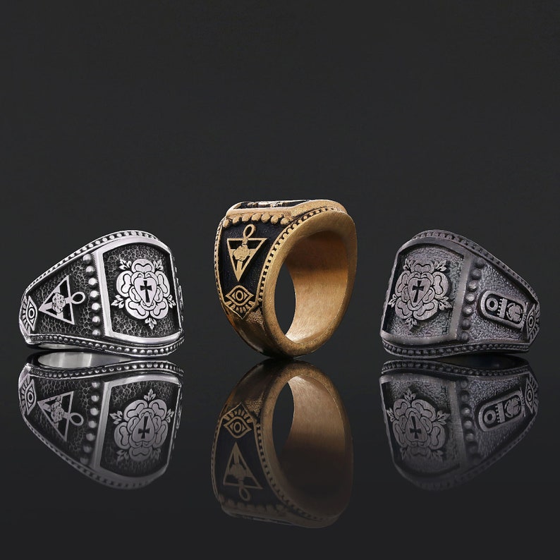 Rosicrucian Order Ring, Amorc Membership Rings, Rosicrucian and ...