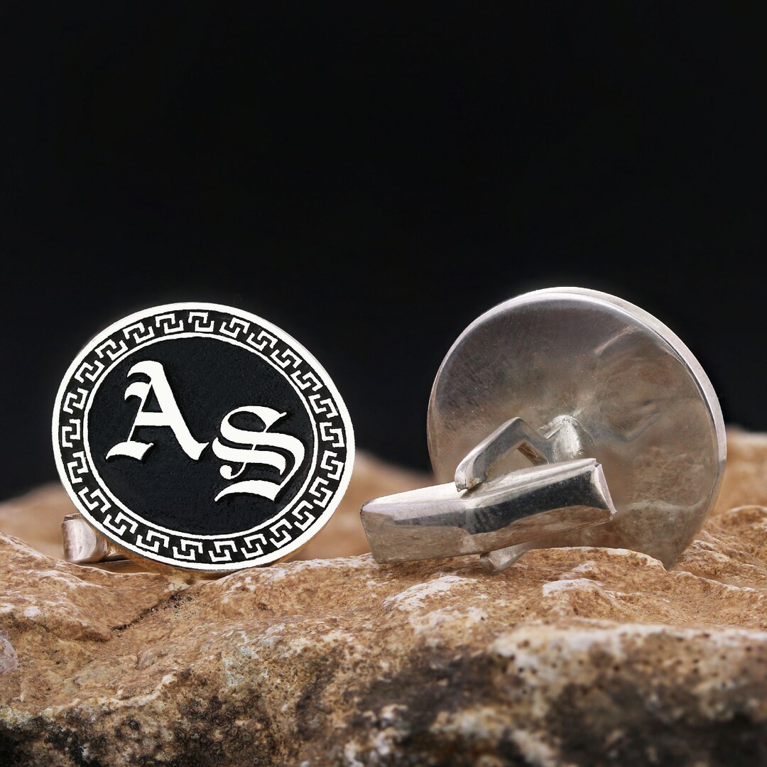 Personalized Initials Suit Buttons, Customized Cufflinks, Groom Wedding ...