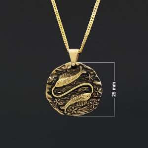 Pisces Locket, Zodiac Necklace, Zodiac Sign Pendant, Pisces Zodiac ...