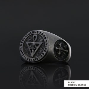 Spiritual Symbol of Ancient Order Ring, Antiquus Mysticusque Ordo Rosae ...