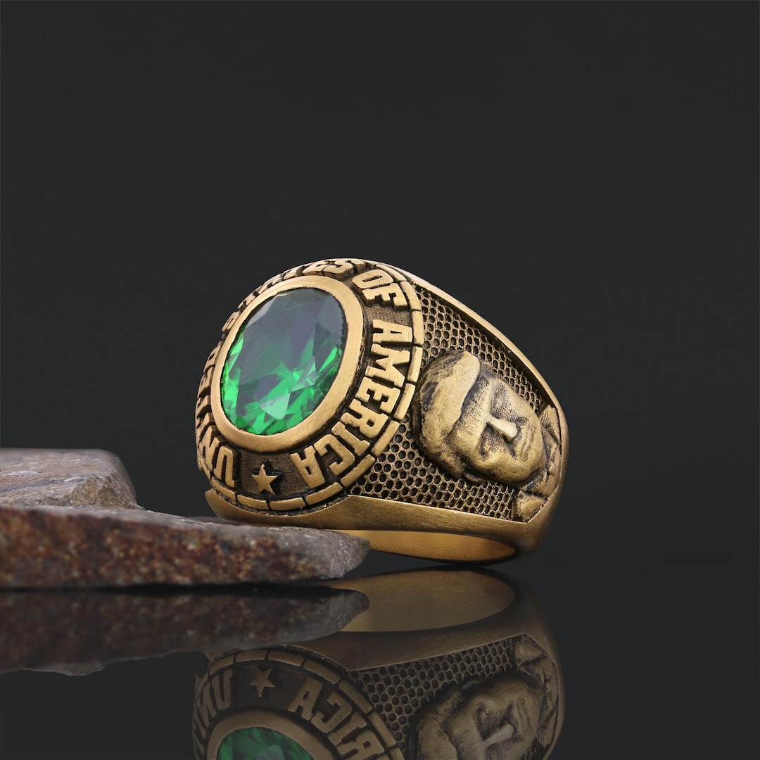 Donald J. Trump Ring With Stone, Make America Great Again Ring ...