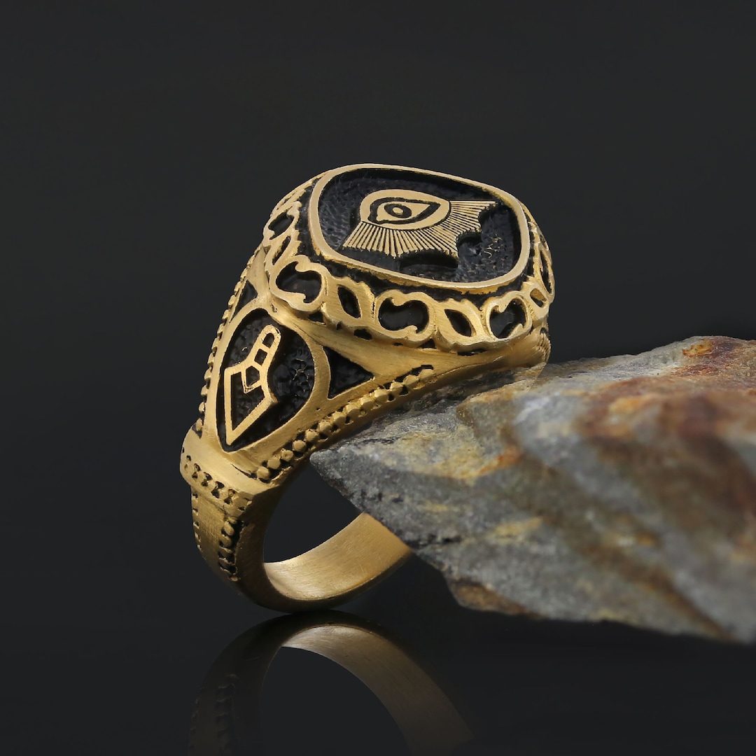 Eye of Providence Mason Ring, Masonic Ring, Customized Masonic Ring ...