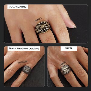 Personalized Army Ring, Custom Military Ring, Marine Corps Ring ...