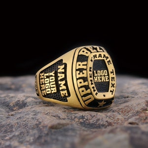 Customization University Ring, School Ring, College Ring, Personalized ...
