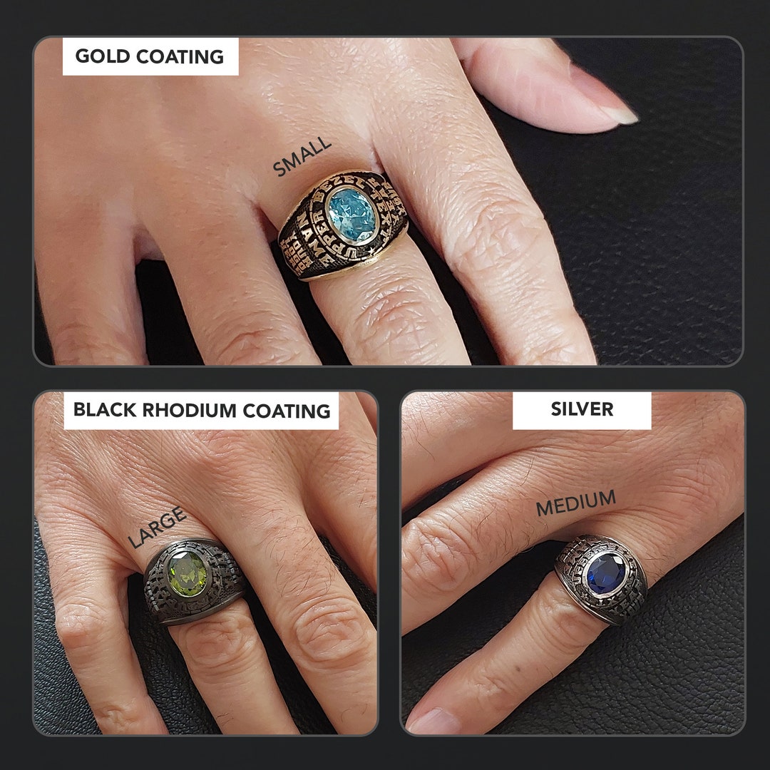 Personalized Army Ring Air Force Ring Navy Guardiation Ring - Etsy