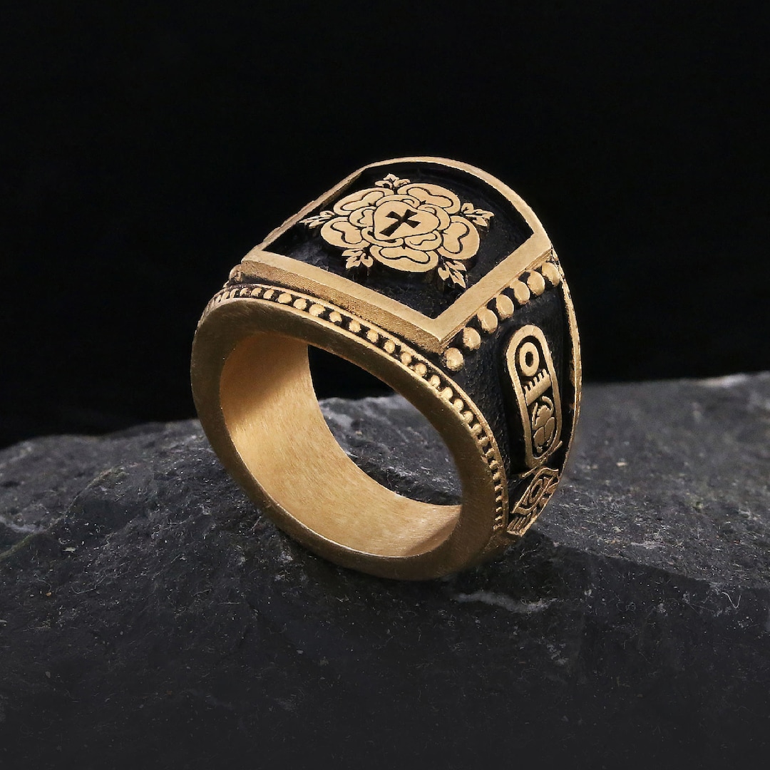 Rosicrucian Order Ring, Amorc Membership Rings, Rosicrucian and ...