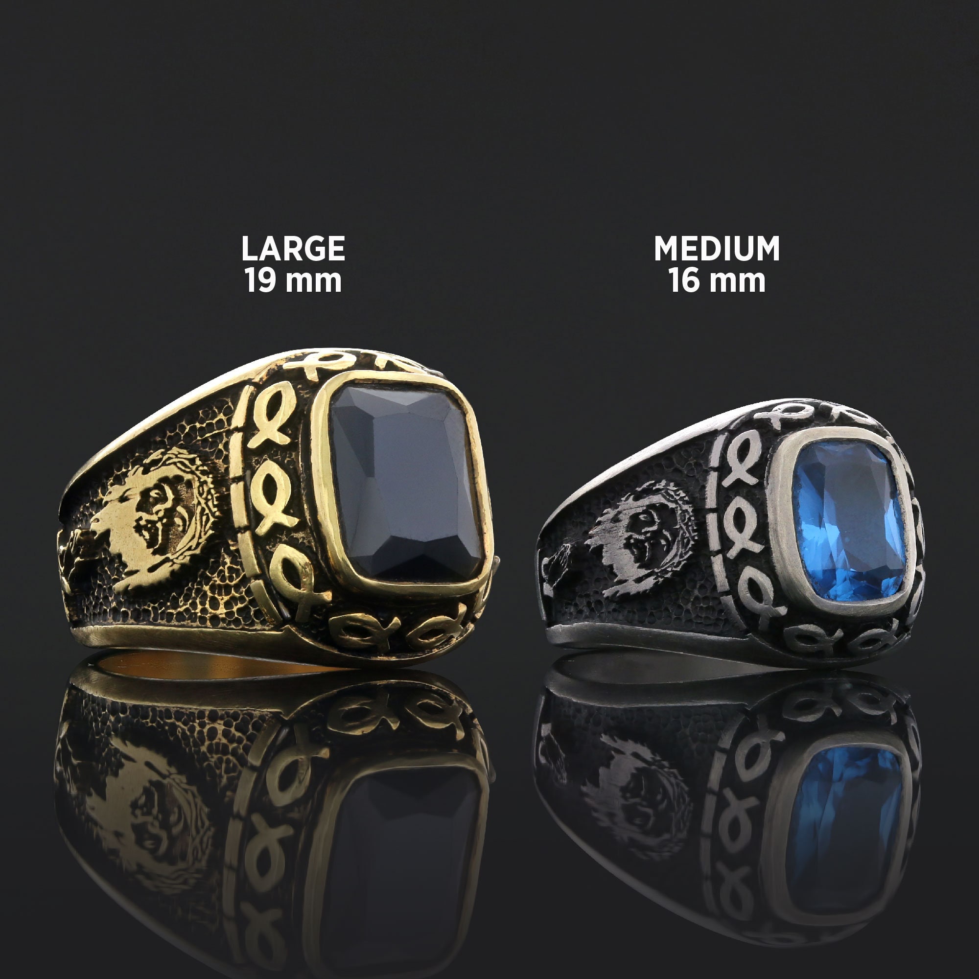 Jesus Prayer to Our Father Ring Christian Ring Cross With - Etsy