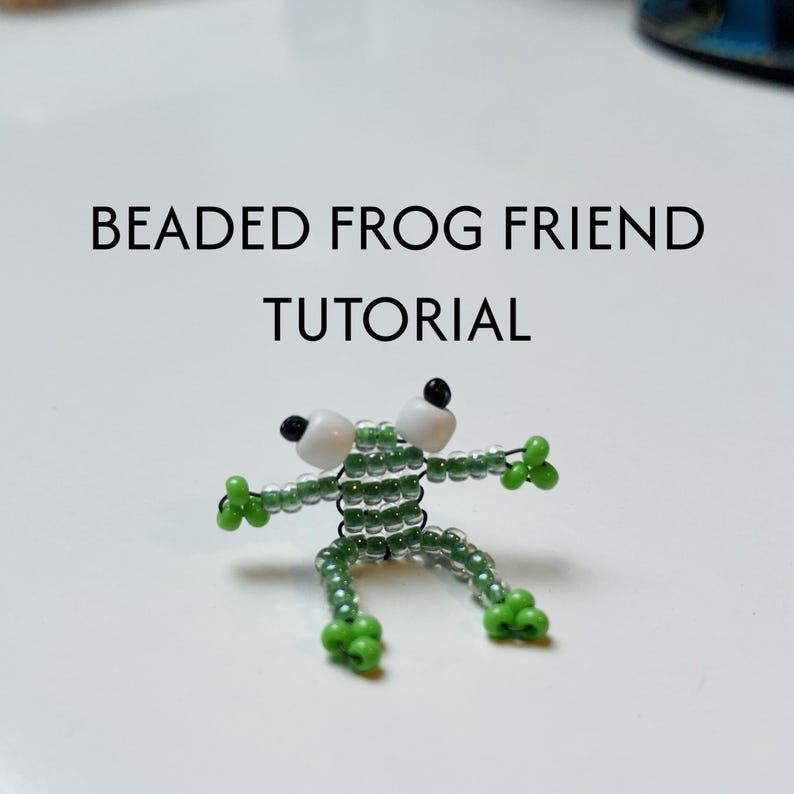 Beaded 2d Frog Pattern / Tutorial / Kids /begginer/ Step by Step / With Pictures / With Scheme ...