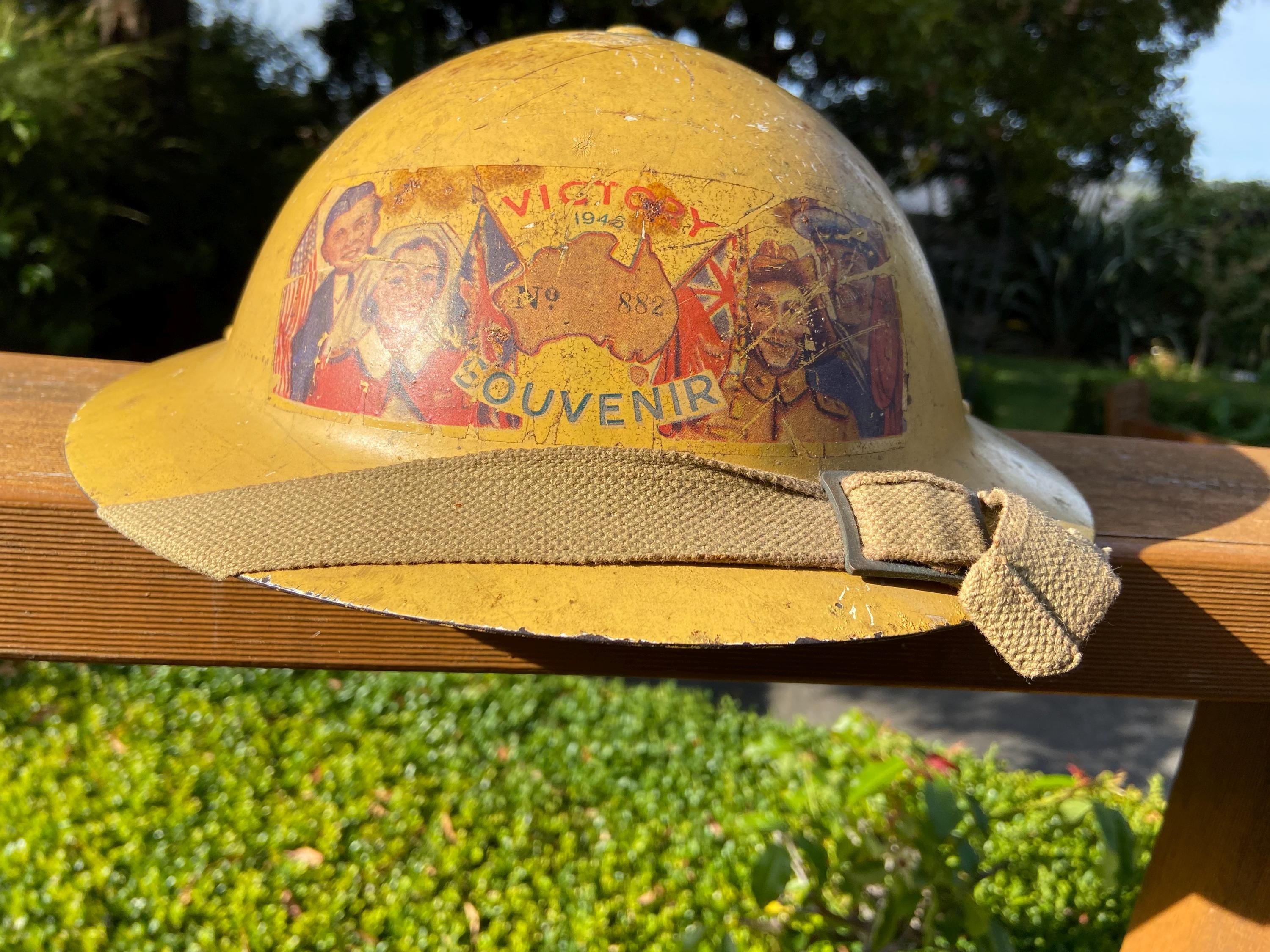WW2 Australian Victory Helmet - Etsy