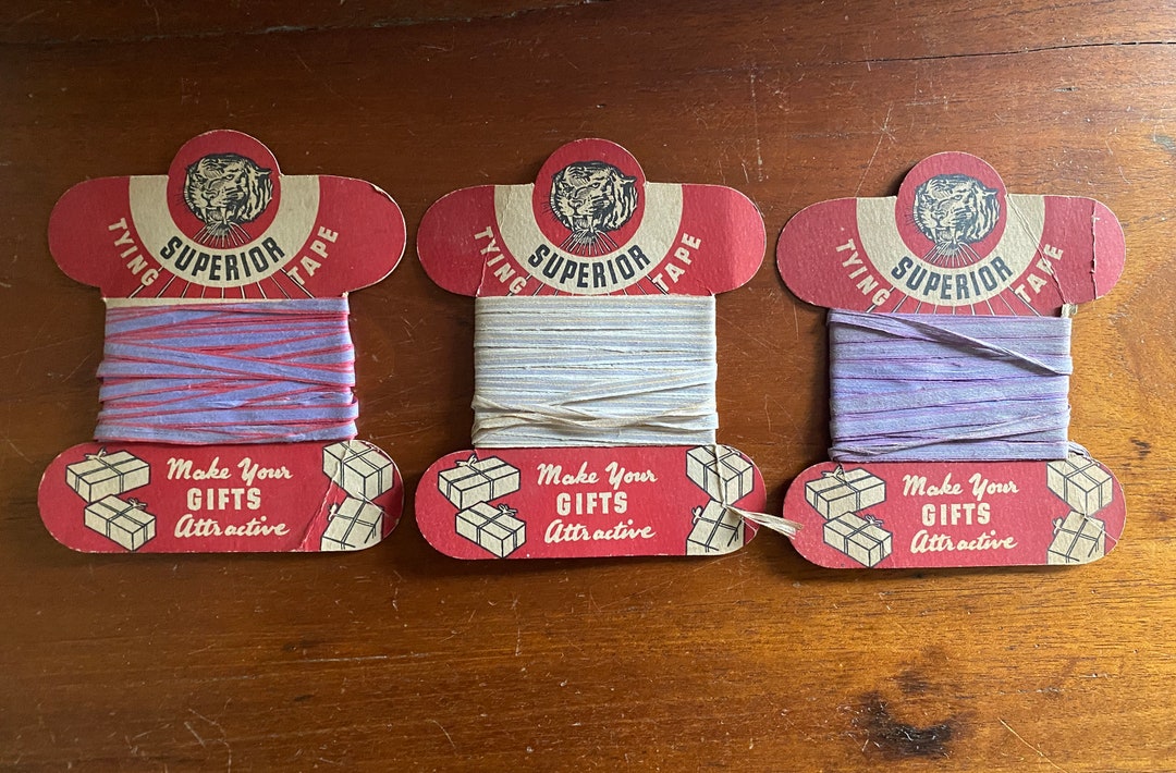 Vintage Paper Tying Tape, for Gift Wrapping. - Etsy