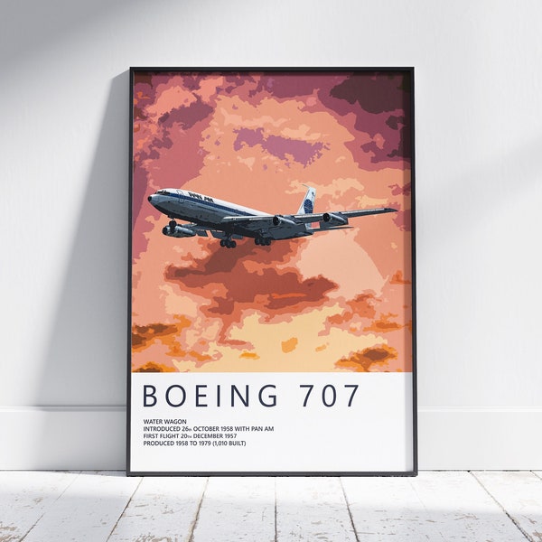 Boeing 707 - Etsy