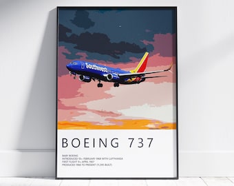 Huge Boeing 737-800 Cockpit Poster Pilot Gift Aviation - Etsy