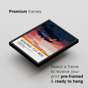 Southwest Boeing 737 Poster | Detailed Aviation Art Print | Civil ...