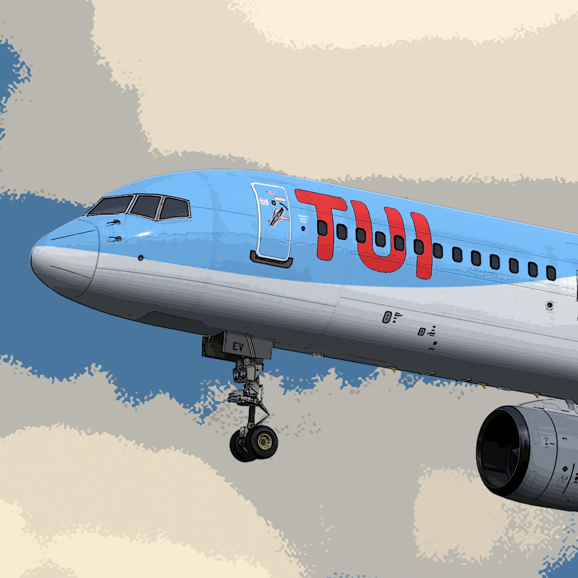 TUI Boeing 757 Poster - Fine Aviation Artwork - Fantastic Gift for ...