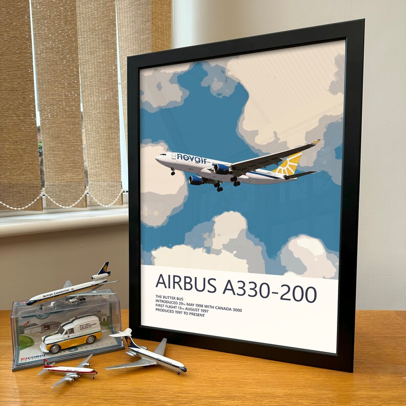 Novair Airbus A330 Poster Plane Art for Aviation Enthusiasts & Pilot ...