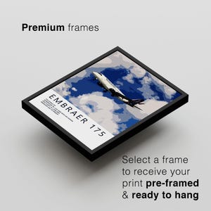 Republic Airways Embraer 175 Poster | Detailed Aviation Art Print ...