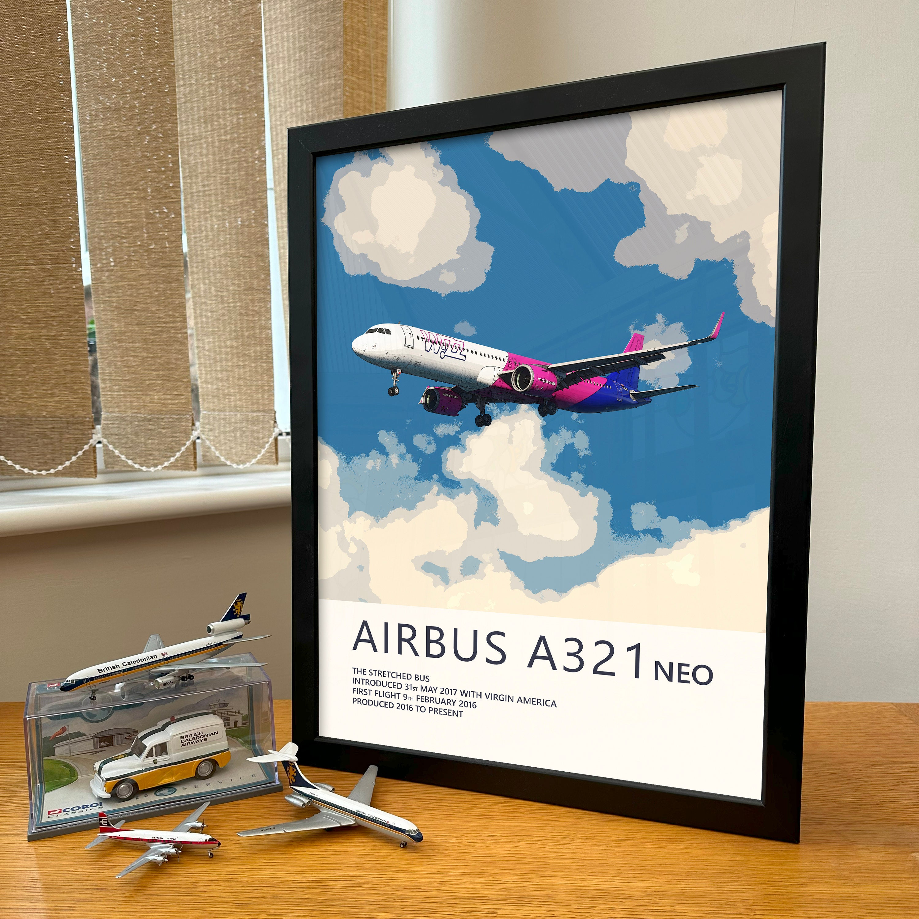 Wizzair Airbus A321 NEO Poster Plane Art for Aviation Enthusiasts ...