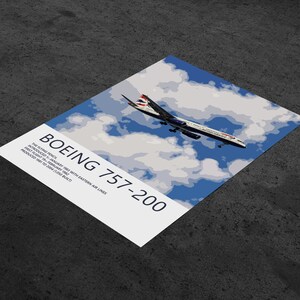 British Airways Boeing 757 Poster - Plane Art for Aviation Enthusiasts ...