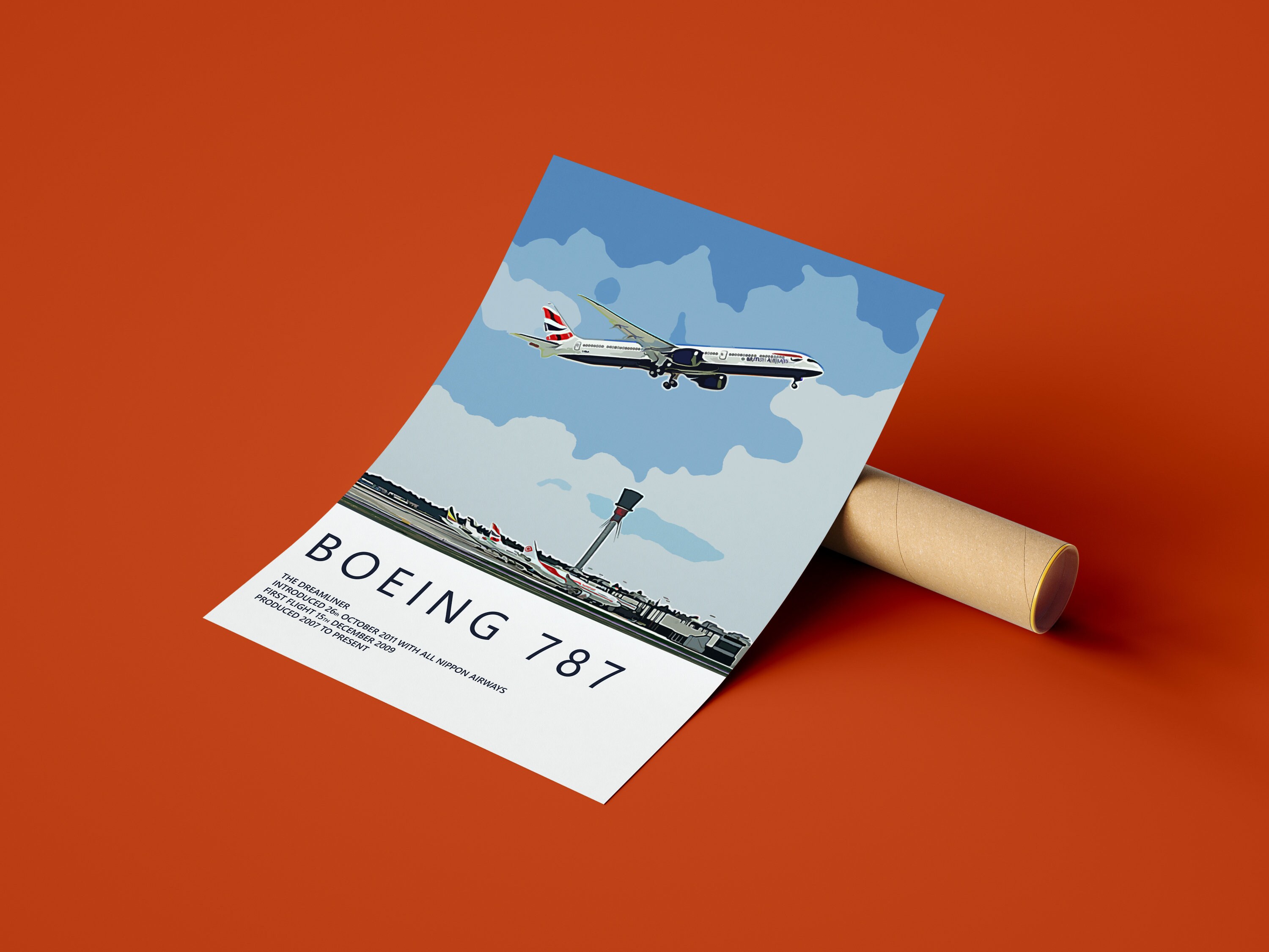 Boeing 787 Poster, Aviation Poster, Aviation Art, Aviation Wall Art ...
