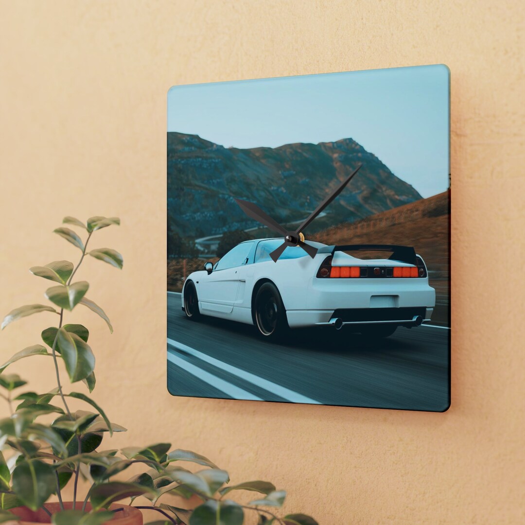 Honda NSX Acrylic Wall Clock - Etsy